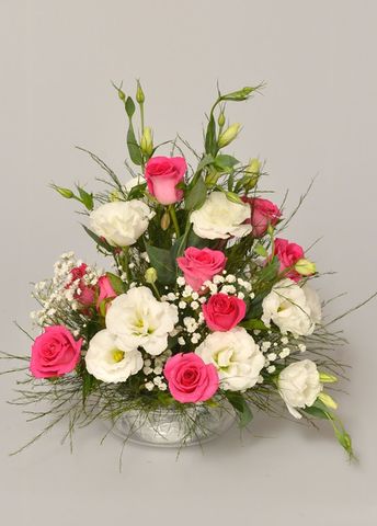 Triangular Shaped Flower Arrangement